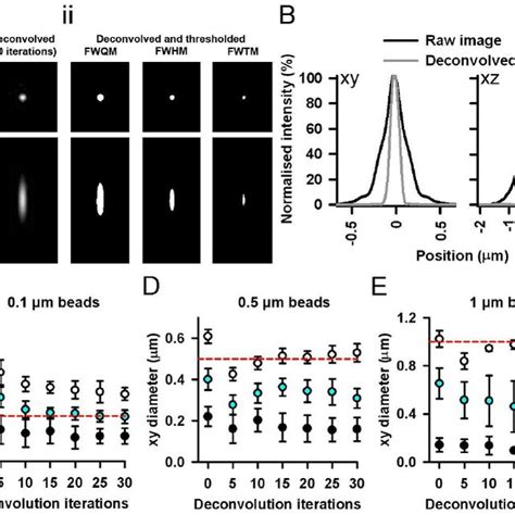 Figure S3 Effect Of Deconvolution And Thresholding On Fluorescence