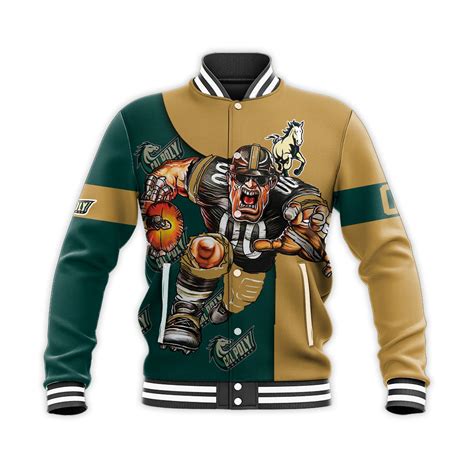 Cal Poly Mustangs Baseball Jacket Football Go On NCAA Meteew