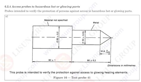 Kits De Sondas De Prueba De Iec 60335 1 Lisun