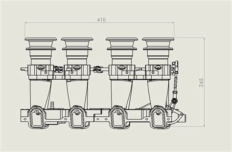 Gm Ls1 Ls2 Ls6 Individual Throttle Body Kit Itb Intake Cathedr Redux Racing