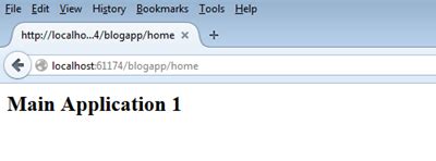 How To Use A Mvc Area In Multiple Applications