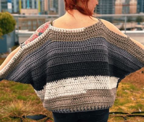 Experience Ultimate Comfort With The Handcrafted Crochet Cozy Batwing