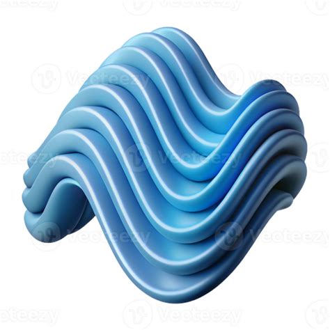 Whimsical Sumptuous Clean Lines Geometric Wave Pattern Single Weight Stroke Scalable Design