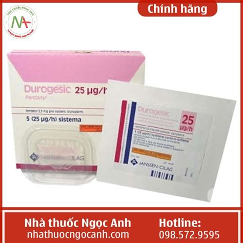 Thuốc Durogesic 25 µg H Dạng Miếng Dán Giá Bao Nhiêu Mua ở đâu