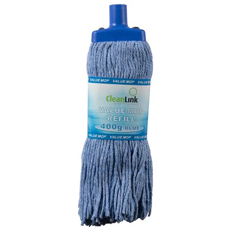 Cleanlink Mop Head Blended Fibre 400gm Au