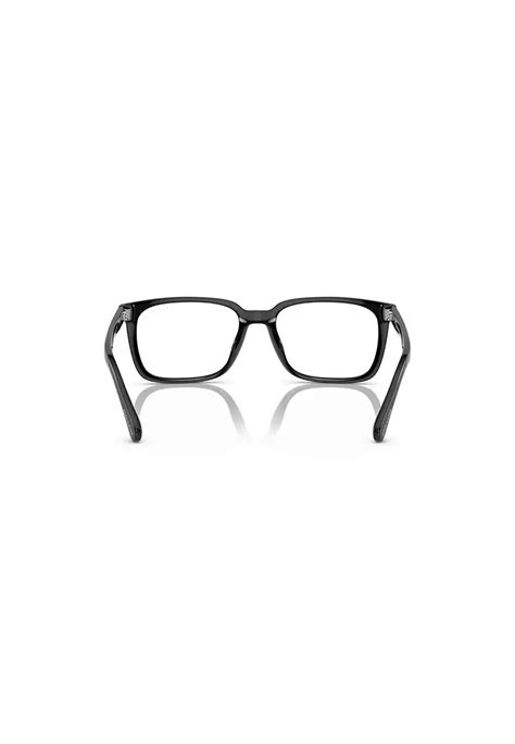 Buy Coach Coach Mens Rectangle Frame Black Injected Clip On Sunglasses
