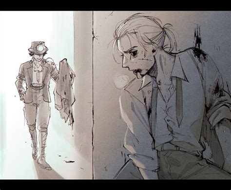 Identity V Norton Campbell And Naib Subedar Иллюстрации лисы Иллюстрации Фан арт