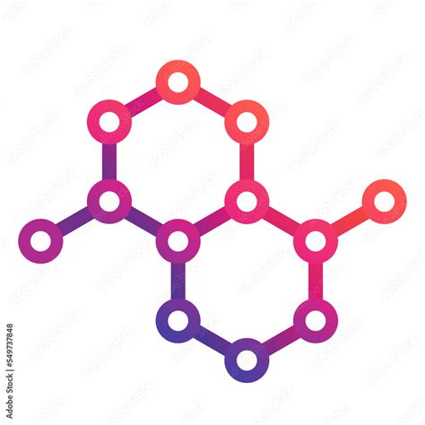 Poster Graphene Carbon Molecule Structure Logo Wall Art Ukposters