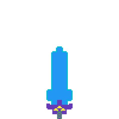 Editing Zelda BoTW Master Sword Free Online Pixel Art Drawing Tool