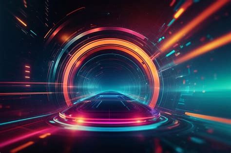 Premium Photo Digital Technology Ui Futuristic Hud Virtual Interface