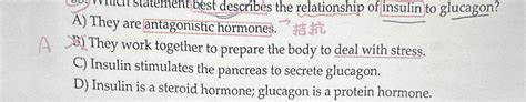 Solved A ﻿they Are Antagonistic Hormones → 拮抗3 ﻿they Work