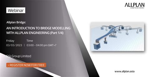 Webinar Allplan Bridge An Introduction To Bridge Modelling With