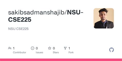 Github Sakibsadmanshajibnsu Cse225 Nsu Cse225 Github Sakibsadmanshajibnsu Cse225 Nsu Cse225