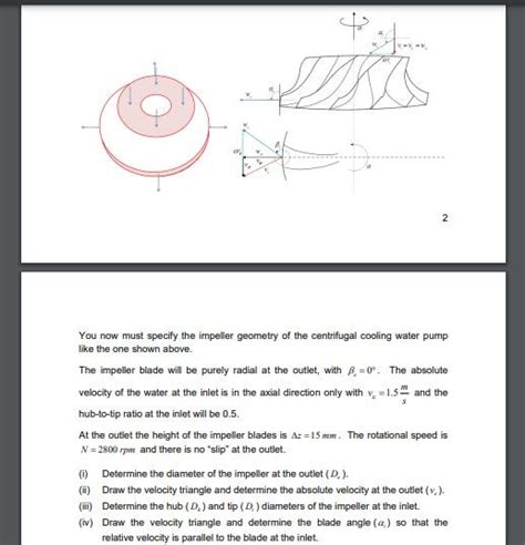 حل You now must specify the impeller geometry of Chegg com