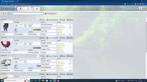 Building The First Gen 9 Team In Pokémon Showdown gen9
