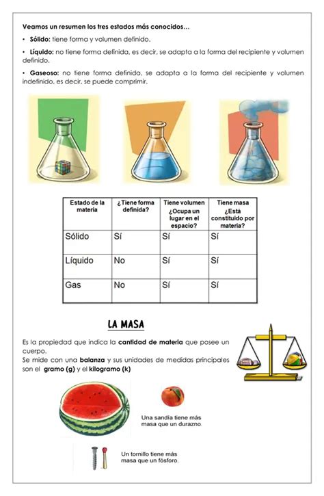 Guía La Materia Y Sus Transformaciones Profesocial