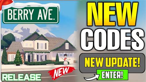 🚨december 🚨new Update Berry Avenue Codes 2023 Berry Avenue Codes