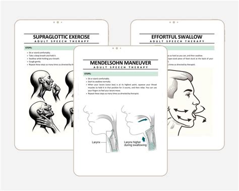 Dysphagia Pack Pdf Patient Handouts Worksheets Resources