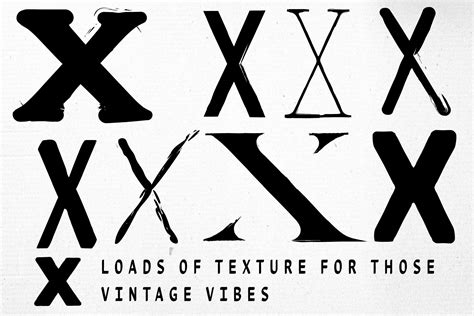 Texture Font Collection Tropical Type