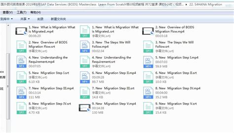 国外顾问英语授课 2019年8月sap Data Services Bods Masterclass Learn From Scratch培训视频教程 共72堂课 课时6小时（视频配套英文