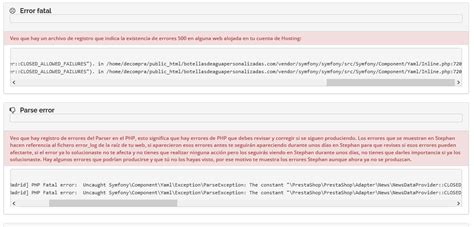 Error 500 Administrador Administración Prestashop Foro Webempresa