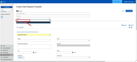 Automatic Traffic Change Workflow