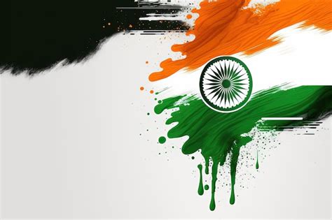Premium Ai Image India Independence Day 15 August Indian Flag Ashoka