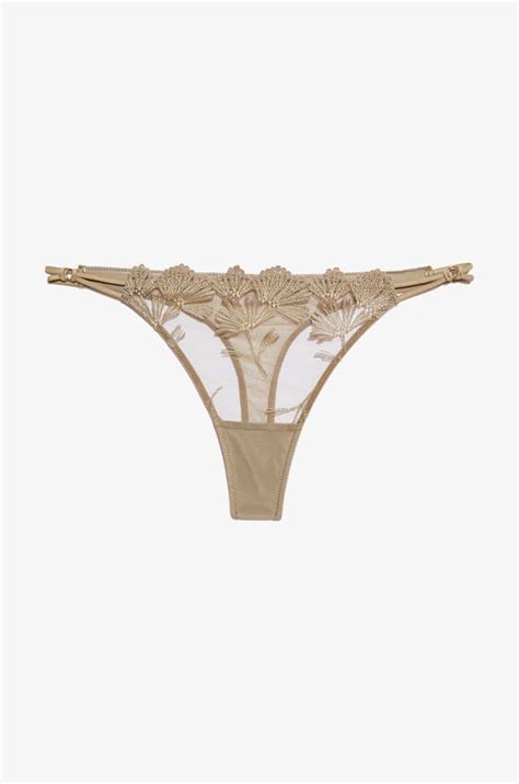 String En Tulle Brodé Exaltee Myrtille Etam