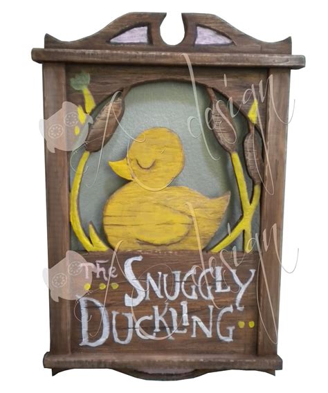 Tangled Birthday Party Decorations Snuggly Duckling Sign DIY Printable Via Etsy