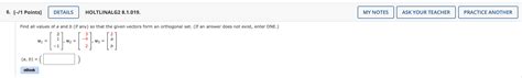 solved find all values of a and b if any so that the given