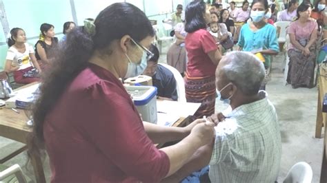 ကျောက်ဆည်မြို့၌ တတိယအကြိမ်ကိုဗစ် ၁၉ရောဂါ ကြိုတင်ကာကွယ်ထပ်ဆောင