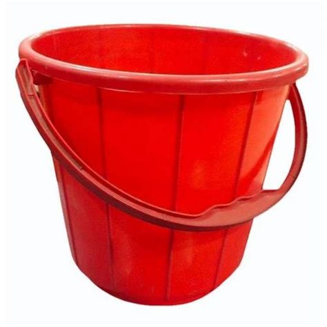20 Litre Hdpe Red Bucket With Handle At ₹ 45 In New Delhi Id