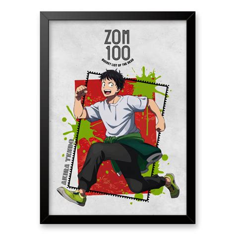 Quadro E Poster Akira Tendou Zom 100 Quadrorama