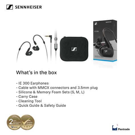 Sennheiser Ie300 In Ear Headphones