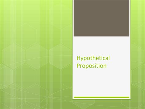 Solution Unit Iii Hypothetical Proposition Studypool