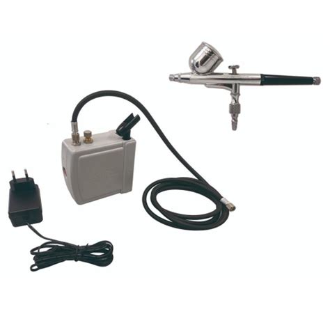 Kit Completo Aerografia Mini Compressor Ar Aerógrafo 0 3Mm em