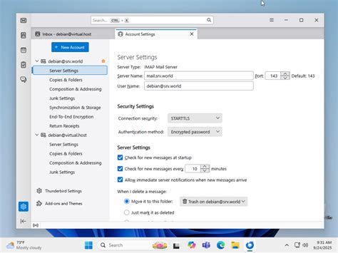 Debian 13 Trixie Add Mail Accounts Virtual User Server World