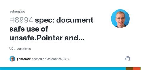 spec document safe use of unsafe pointer and uintptr conversions
