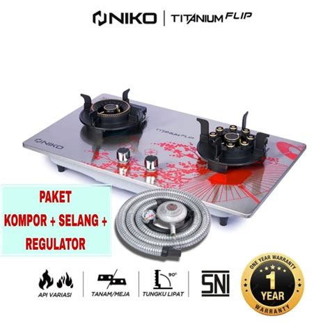 Jual NIKO KOMPOR GAS Tanam Biasa 2T TITANIUM FLIP Dan 2T TITANIUM FLIP