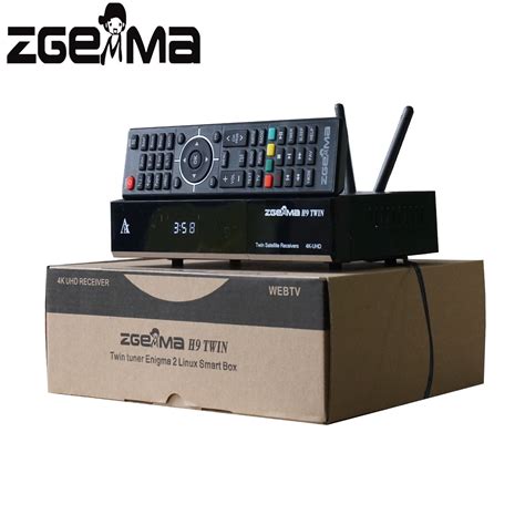 Zgemma H Twin With Two DVB S X Tuner Ci Slot HDD Linux K UHD Receiver Linux Receiver And