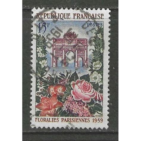 1959 France 15 Fr Arc De Triomphe Used Scott 904 Stamps Postage