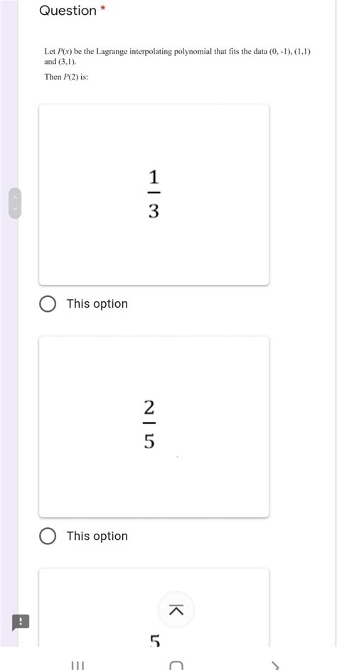 solved question let p x be the lagrange interpolating