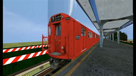 Mta New York City Subway Station Depart R33 5 Line Train Youtube