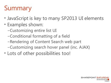 Customizing The Sharepoint 2013 Ui With Javascript Ppt Download