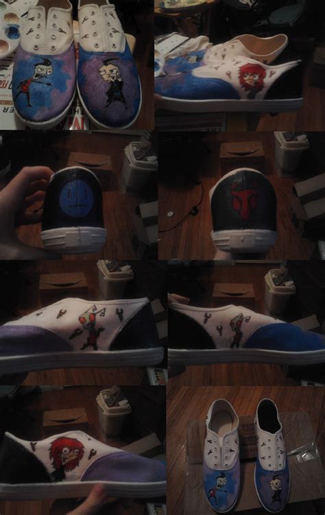 Custom Invader Zim Shoes By Hanaelric7 On Deviantart