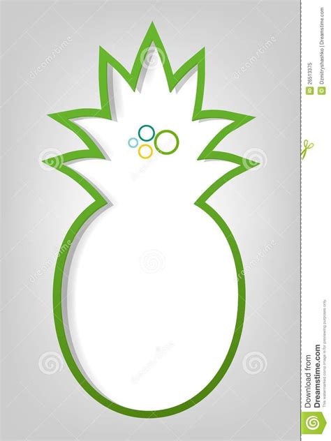 Printable Pineapple Leaf Template
