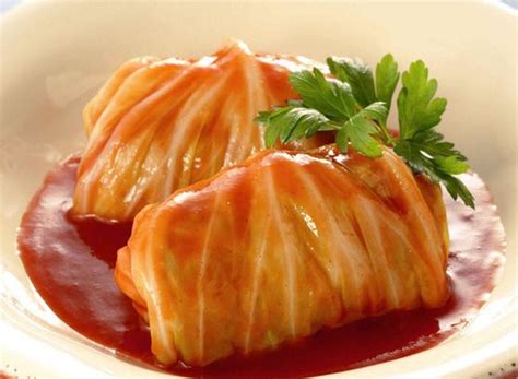 トマトソースのロールキャベツ