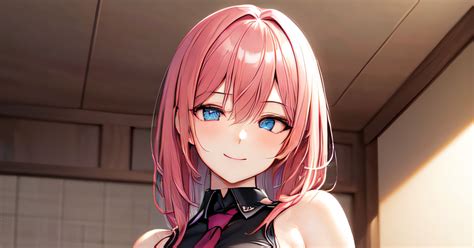 Aiイラスト ノースリーブ服☓ピンク髪の爆乳お姉さん ユーキヒロ自己紹介読んでのイラスト Pixiv