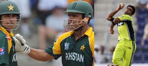 Former Pakistan Cricketers Salman Butt Kamran Akmal And Rao Iftikhar