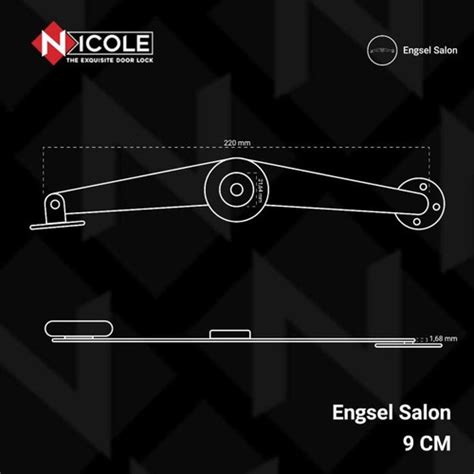 Jual Engsel Salon 9 22cm Engsel Sikutan Wayang Engsel Lemari